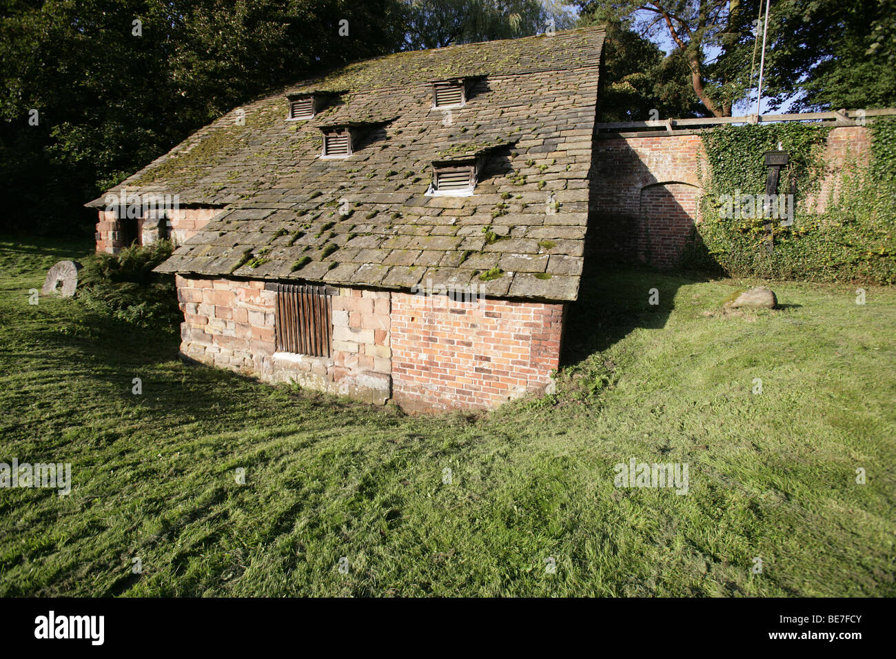 Town of Nether Alderley, England. The National Trust managed ...