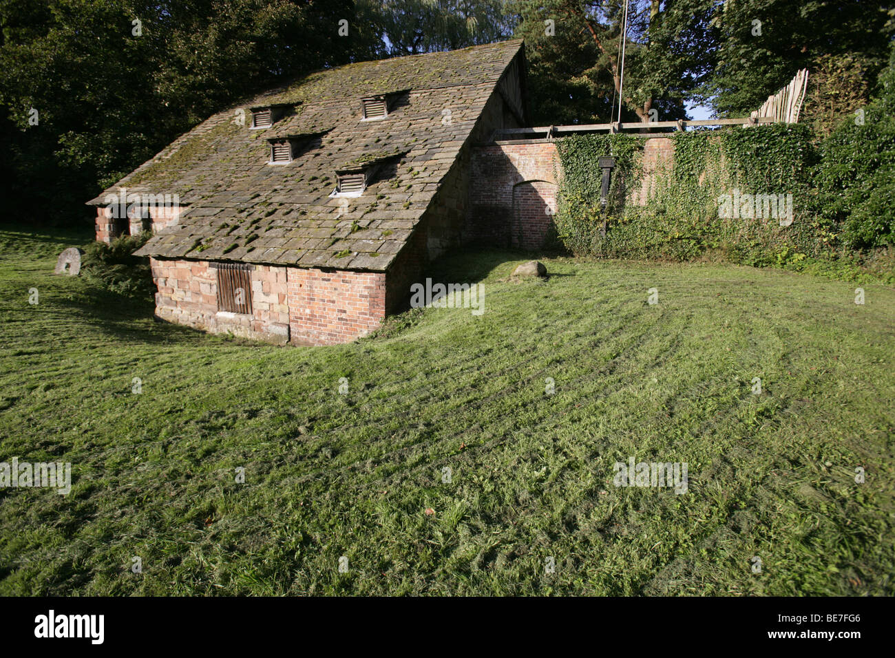 Town of Nether Alderley, England. The National Trust managed ...