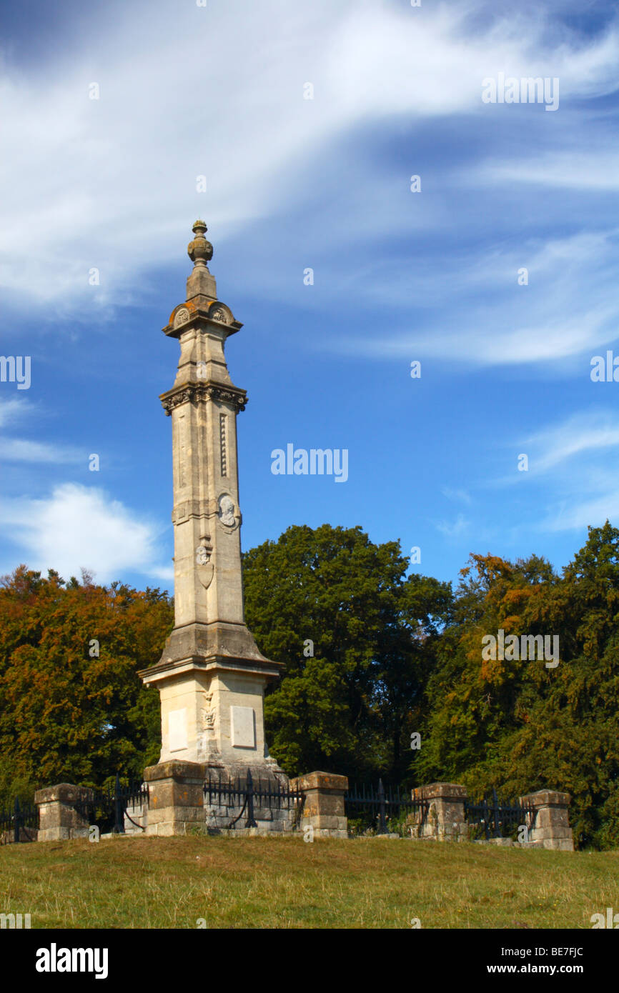 Edward Buckton Lamb's monument to Isaac Disraeli on the edge of Tinker ...