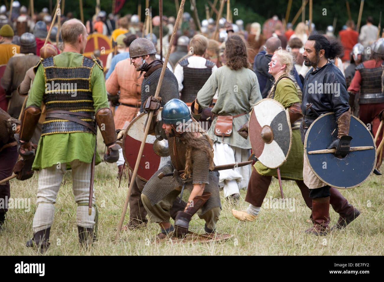Viking axe spear sword hi-res stock photography and images - Alamy