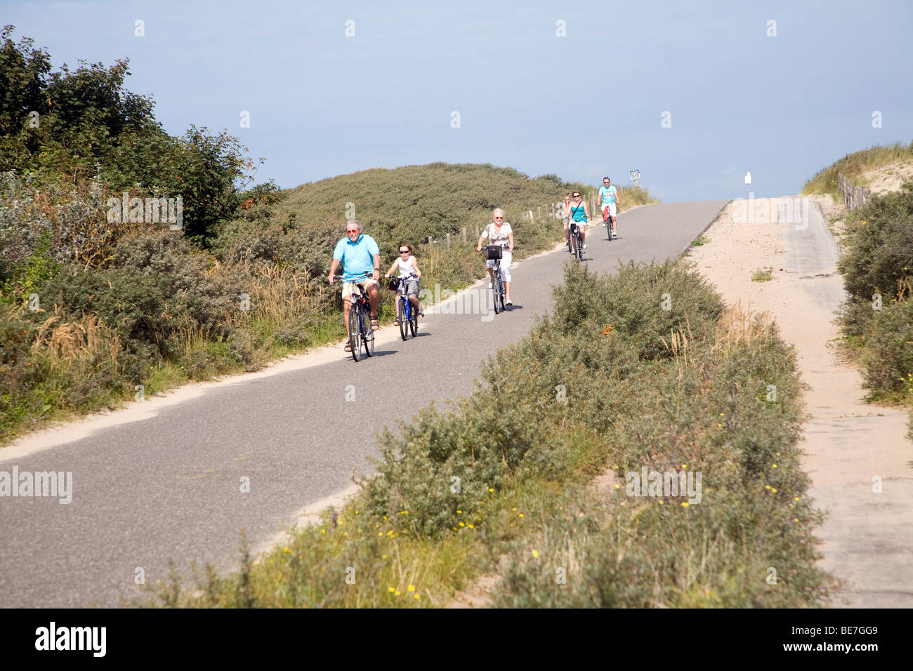 Sand dunes south of Scheveningen Holland Stock Photo - Alamy