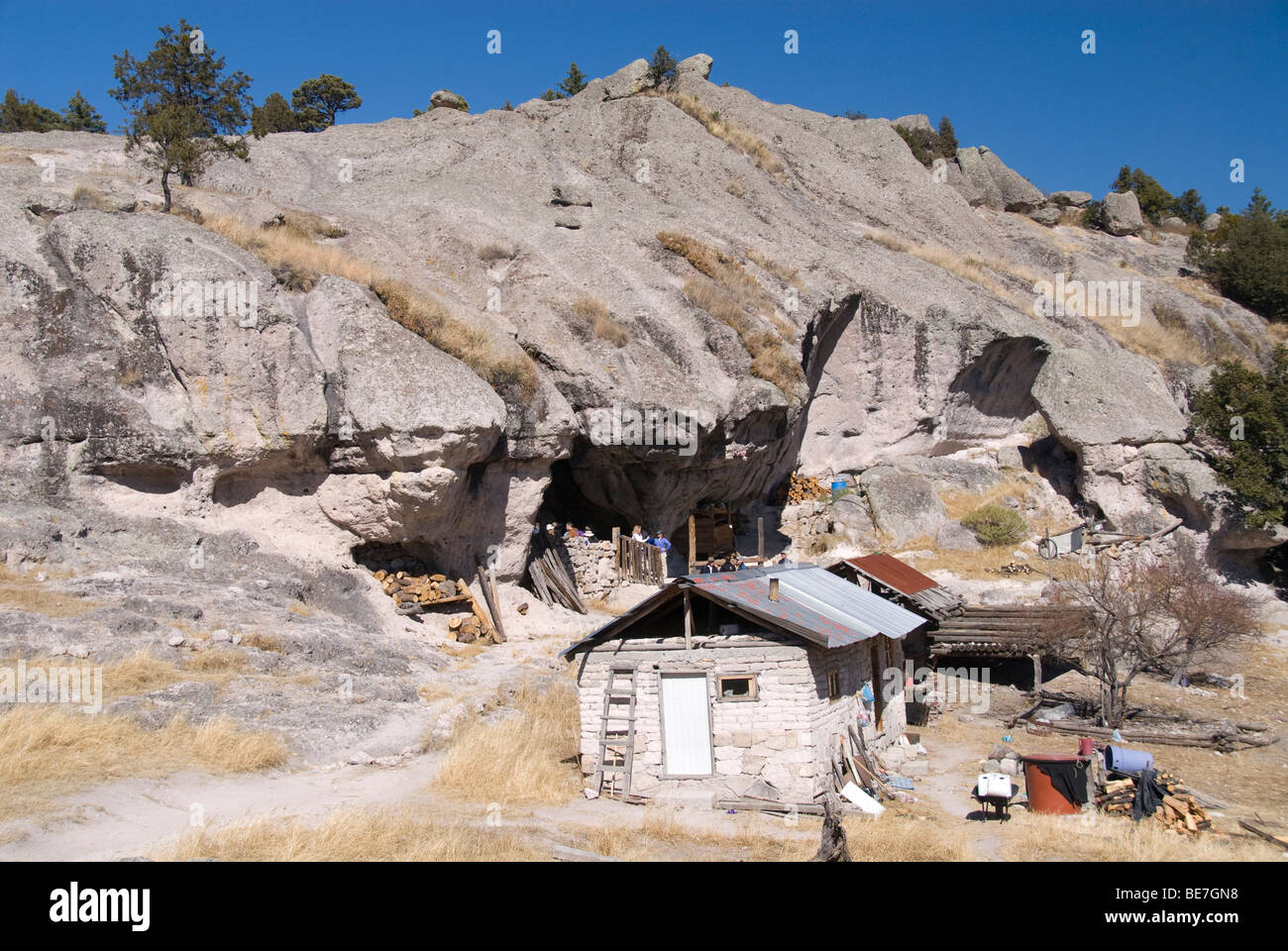 Sebastians Cave, Sierra Made National Park, Copper Canyon, Mexico Stock ...