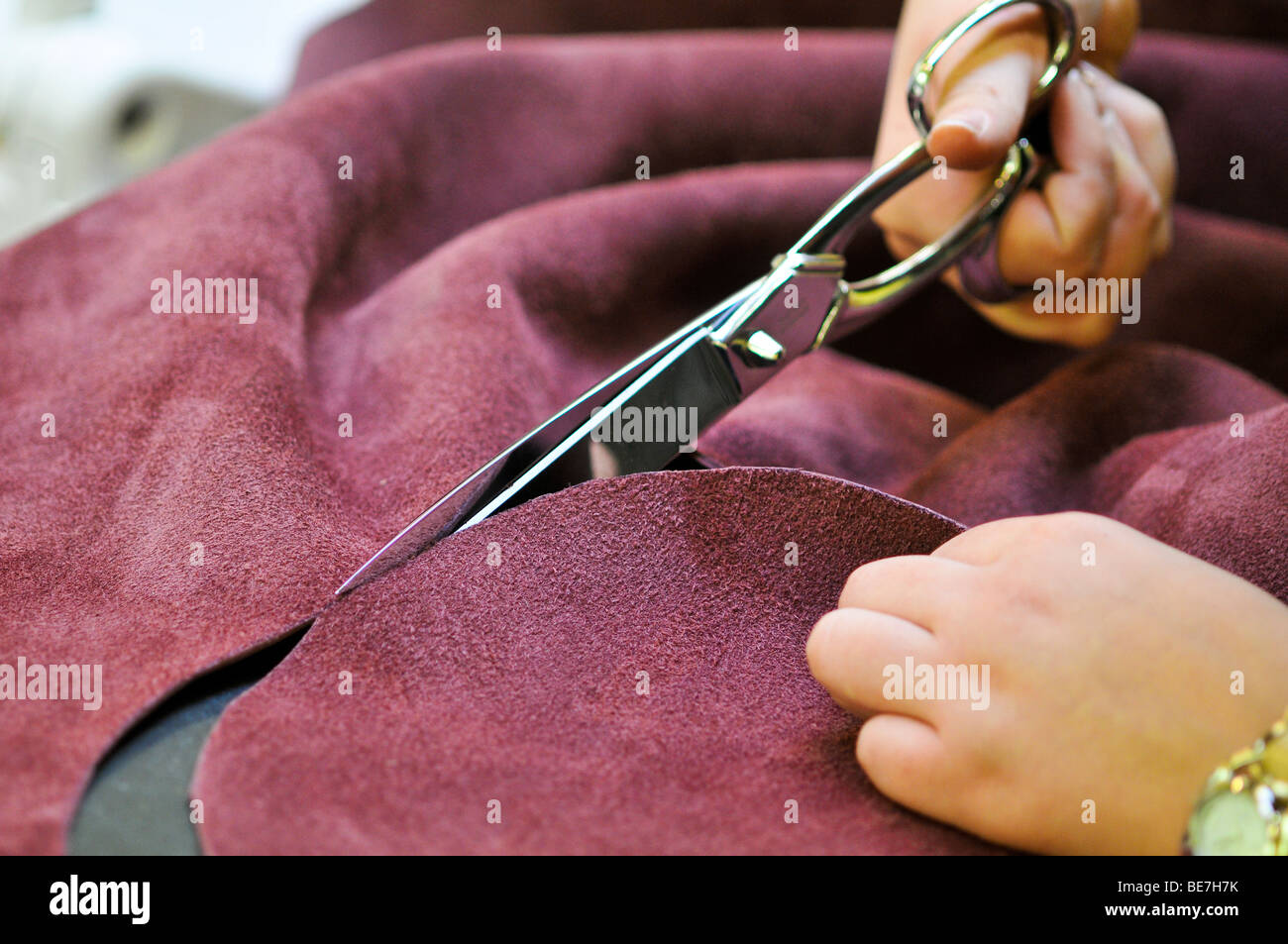 Luxury leather handicraft Stock Photo - Alamy