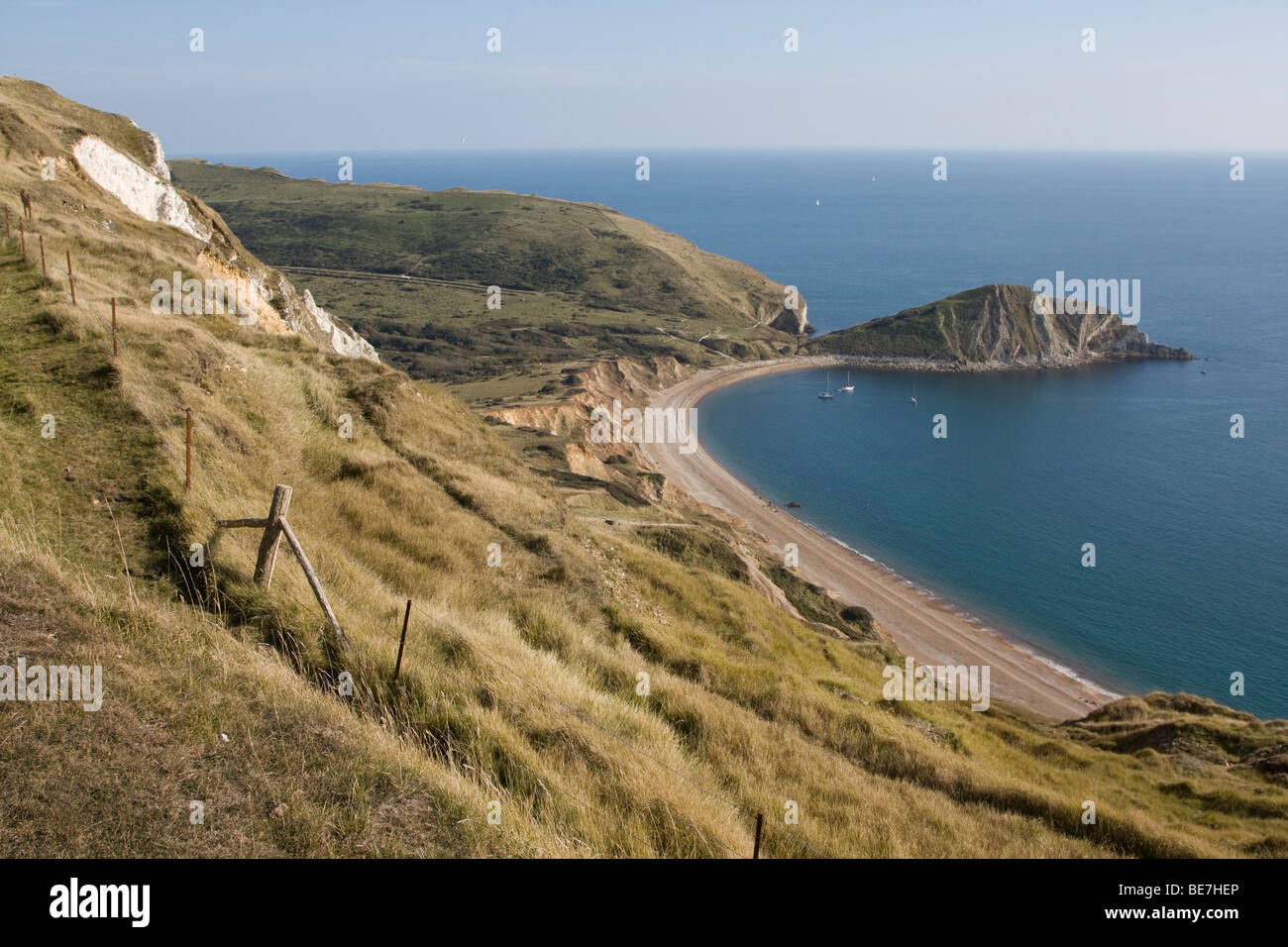 Worbarrow Bay dorset england uk gb Stock Photo - Alamy