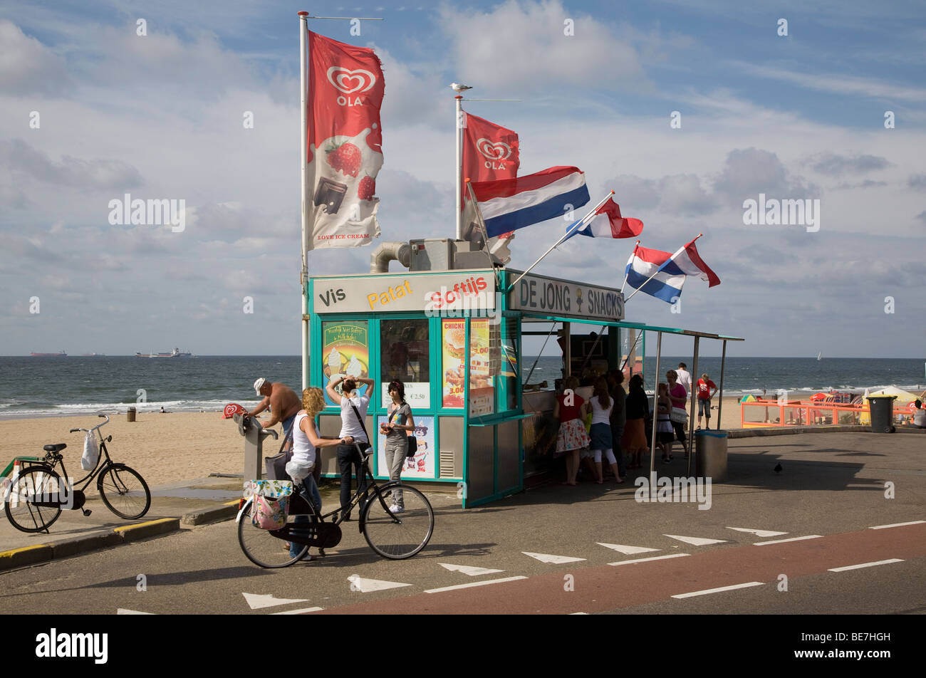 Beach snack bar scheveningen hi-res stock photography and images - Alamy