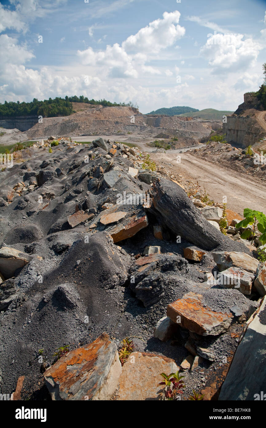 Mountaintop Removal Coal Mining Stock Photo Alamy