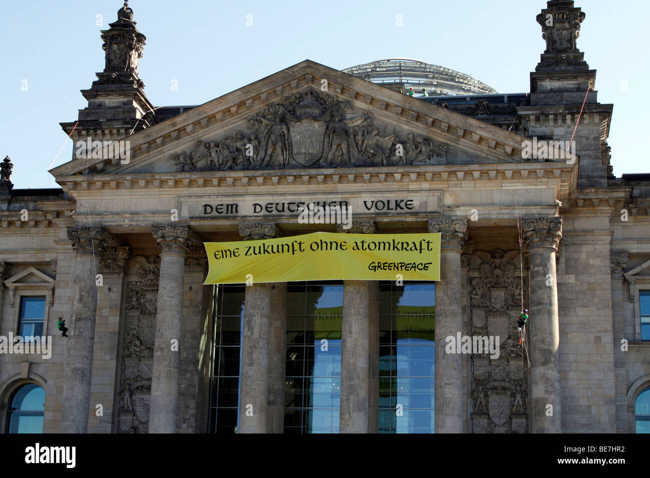 Berlin, the Reichstag building. EU/DE/DEU/GER/ Germany/ capital Berlin ...