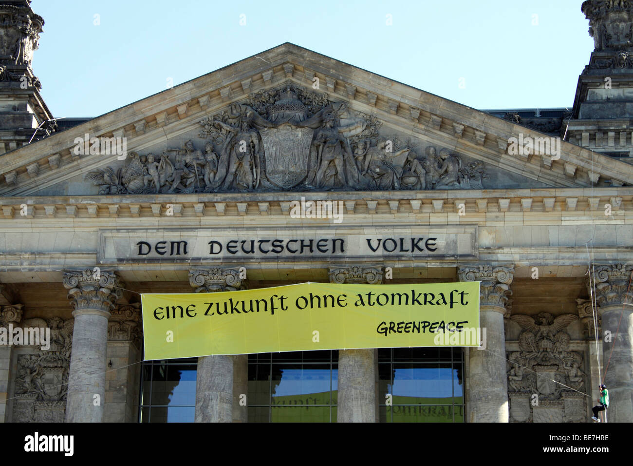 Berlin, the Reichstag building. EU/DE/DEU/GER/ Germany/ capital Berlin ...