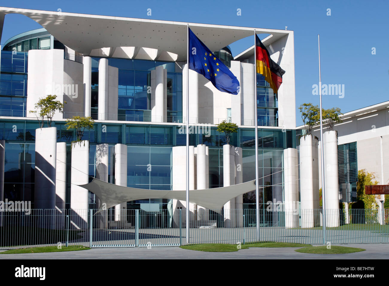 Berlin, the office of the German Federal Chancellor, the ...