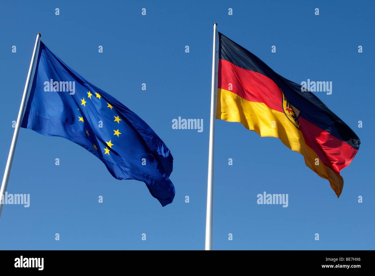 Eu flag and german flag hi-res stock photography and images - Alamy