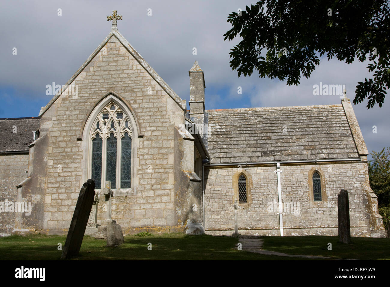 Tyneham village church Dorset, England UK GB Stock Photo - Alamy