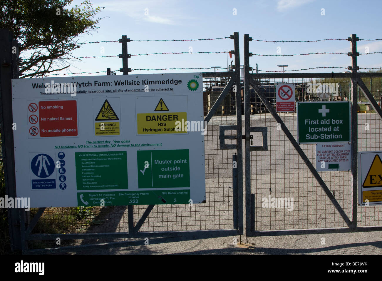 wytch farm oil drilling well bp kimmeridge dorset england uk gb Stock ...