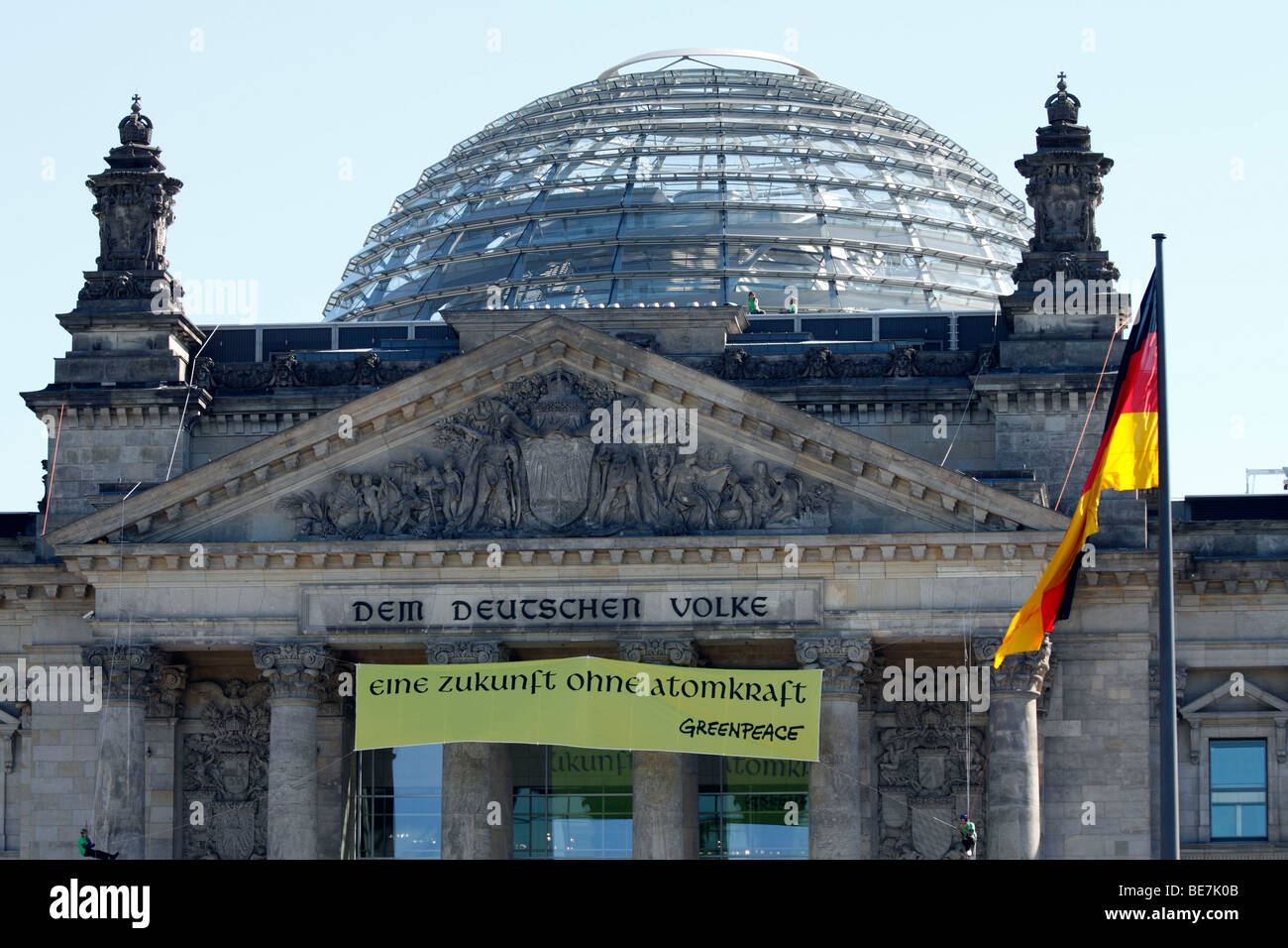 Berlin, the Reichstag building. EU/DE/DEU/GER/ Germany/ capital Berlin ...
