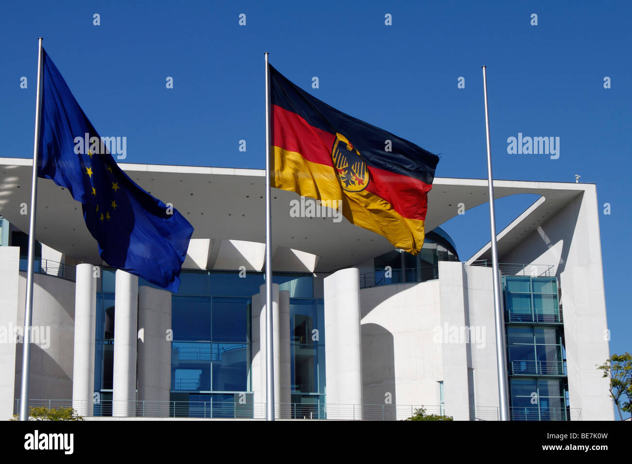 Federal chancellor flags hi-res stock photography and images - Alamy