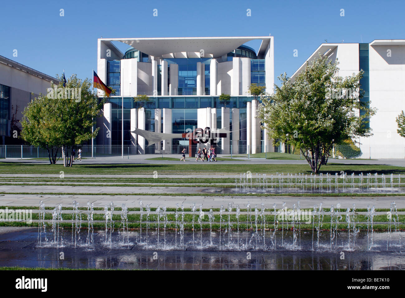 Berlin, the office of the German Federal Chancellor, the ...