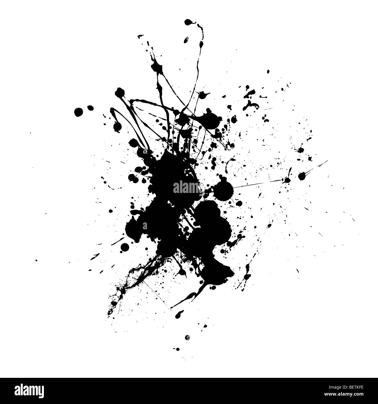 Dropped paint Cut Out Stock Images & Pictures - Alamy