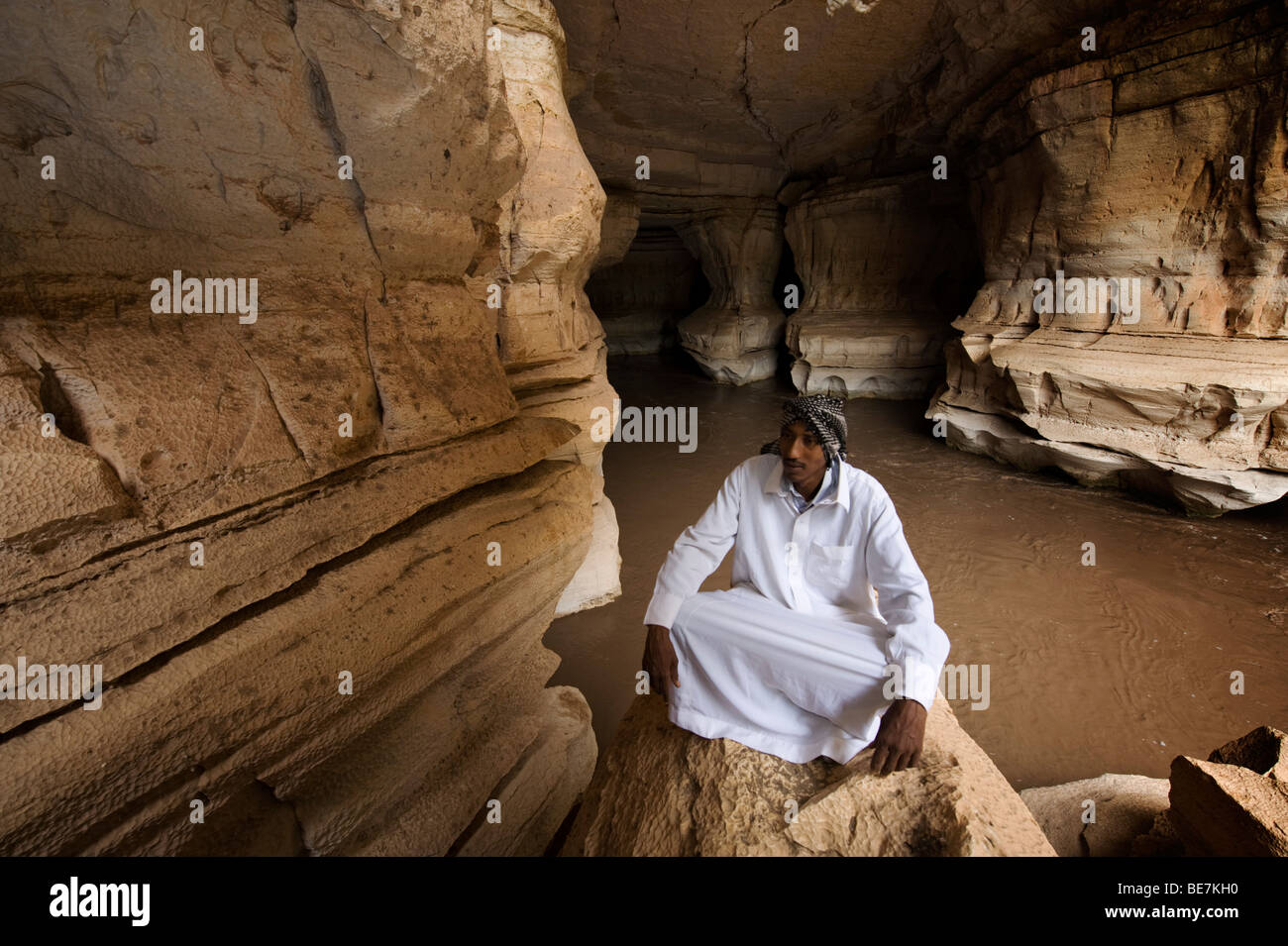 worshipper in Sof Omar Cave, Ethiopia Stock Photo - Alamy