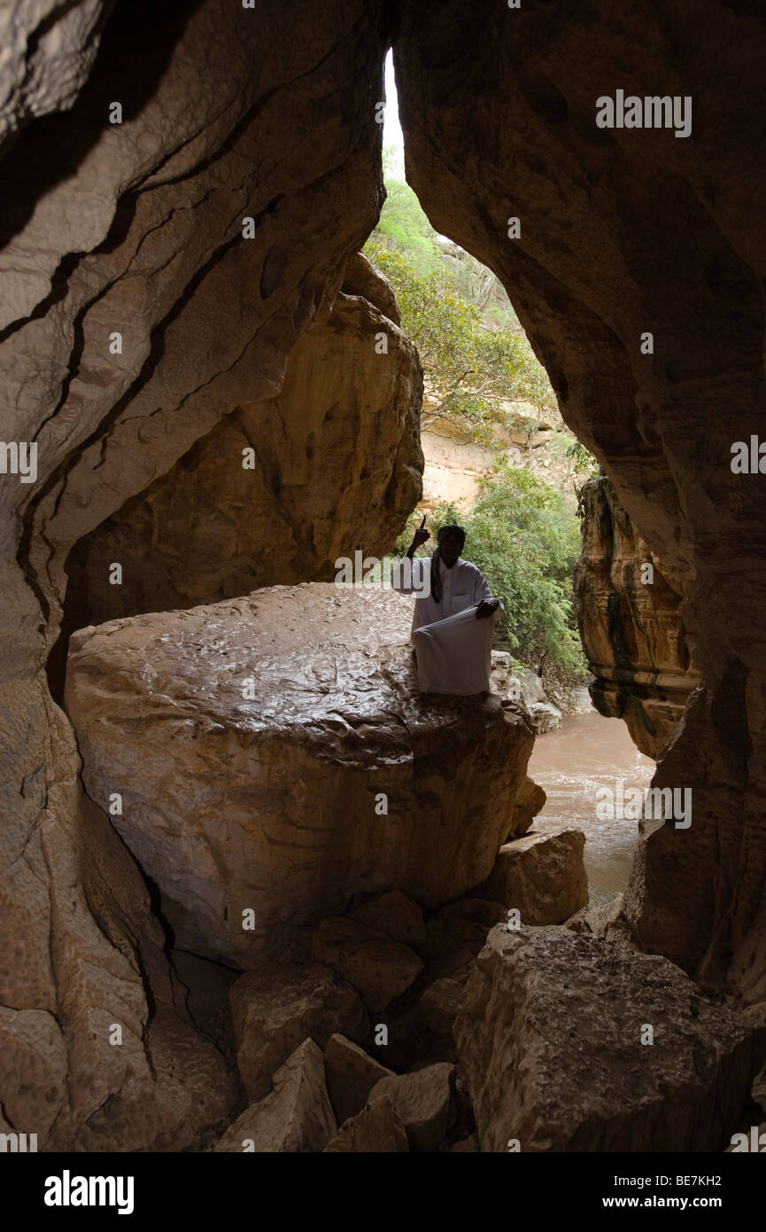 worshipper in Sof Omar Cave, Ethiopia Stock Photo - Alamy