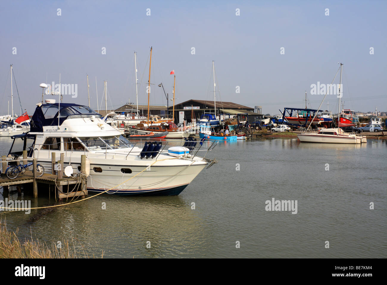 The harbour at Southwold, Suffolk, England, UK Stock Photo - Alamy