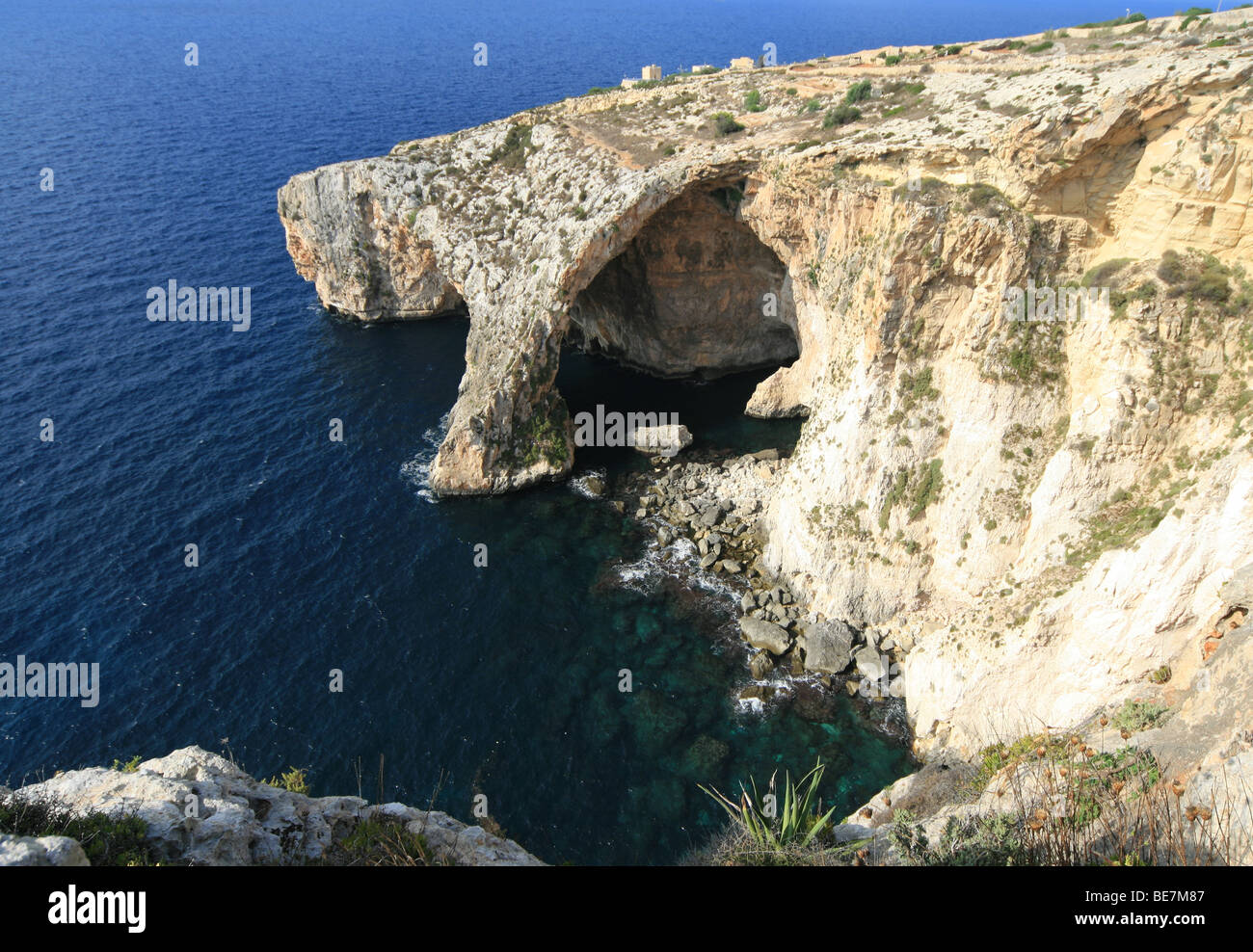 View of Blue Grotto (Malta, Maltese islands Stock Photo - Alamy