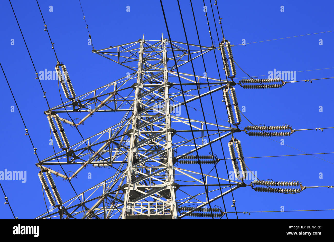 High-angle view of an electric tower in Japan Stock Photo - Alamy
