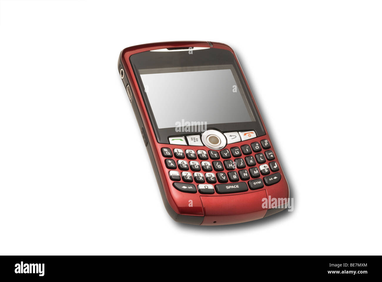 Personal digital assistant on white with shadow and clipping path Stock ...