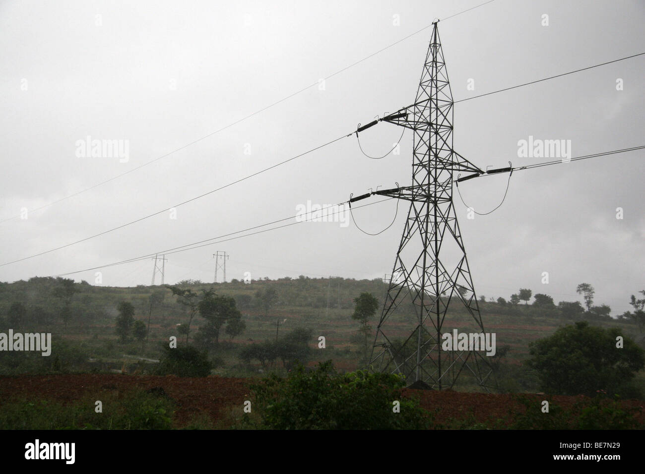 Power Lines India High Resolution Stock Photography and Images - Alamy