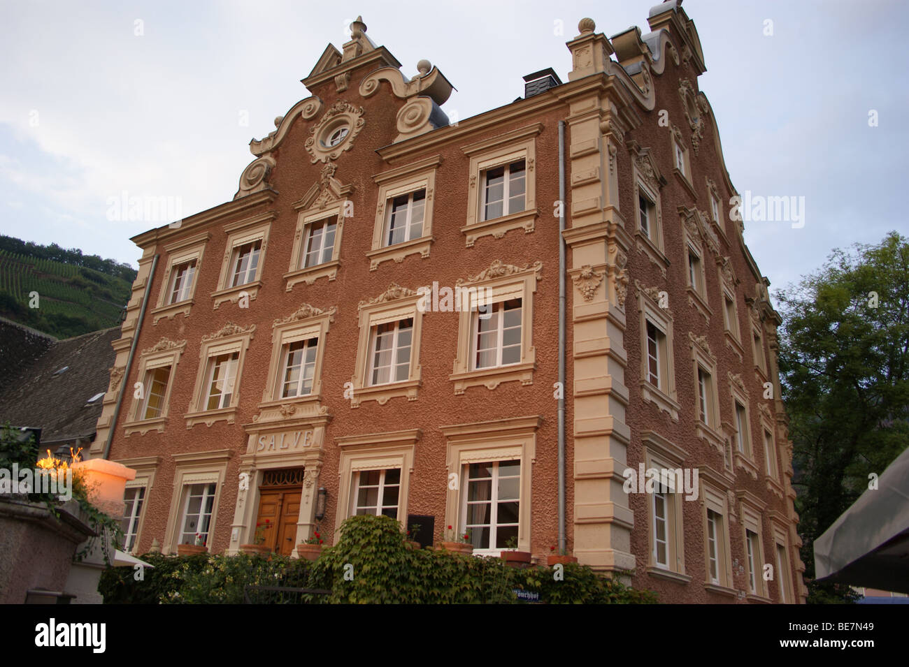 Monchhof winery, Wine street festival, Urzig, Mosel, Germany Stock ...