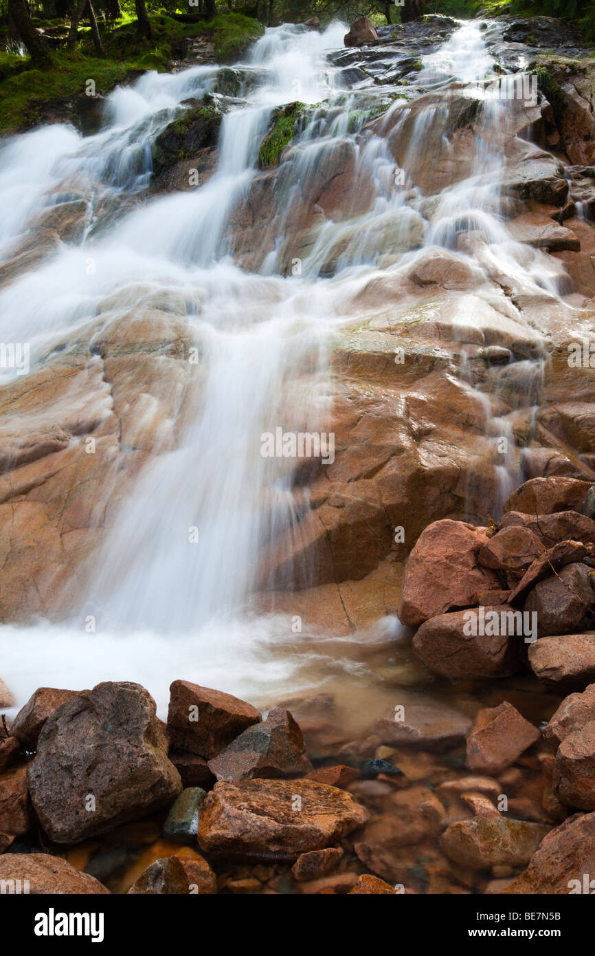Mountain Waterfalls In Full Spate After A Storm On Fells Above ...