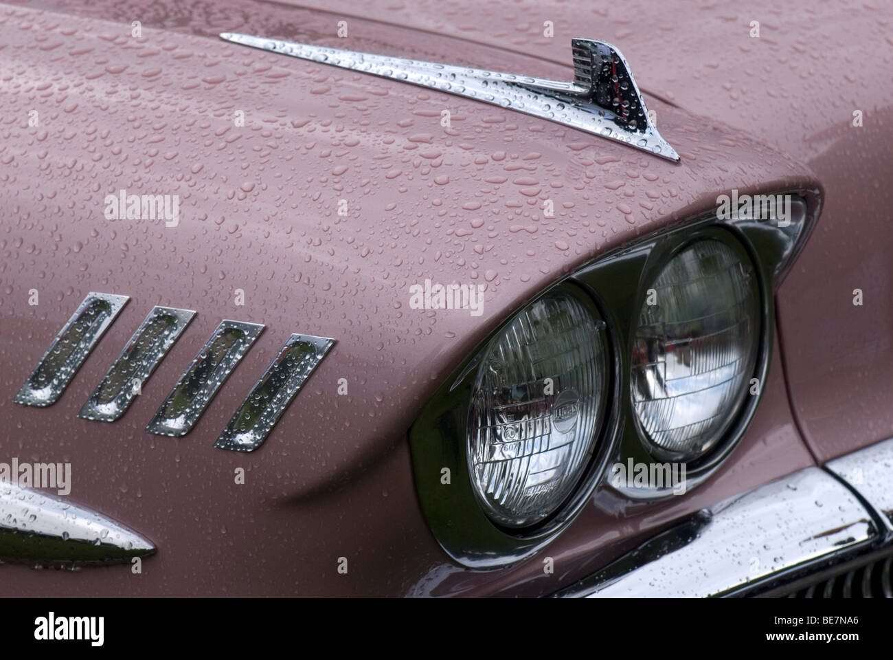 Classic Car Insignia Stock Photo - Alamy