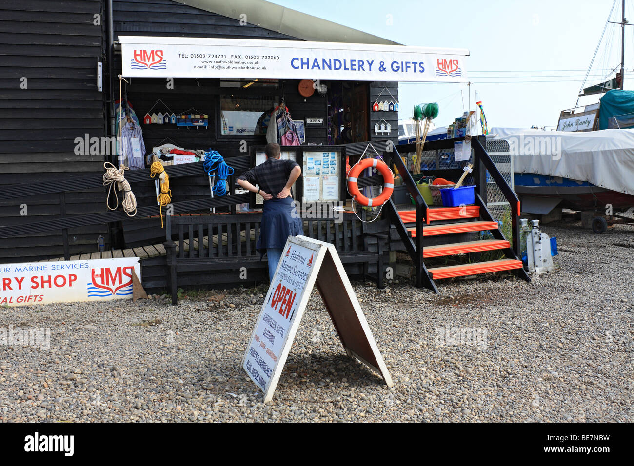 The harbour at Southwold, Suffolk, England, UK Stock Photo - Alamy