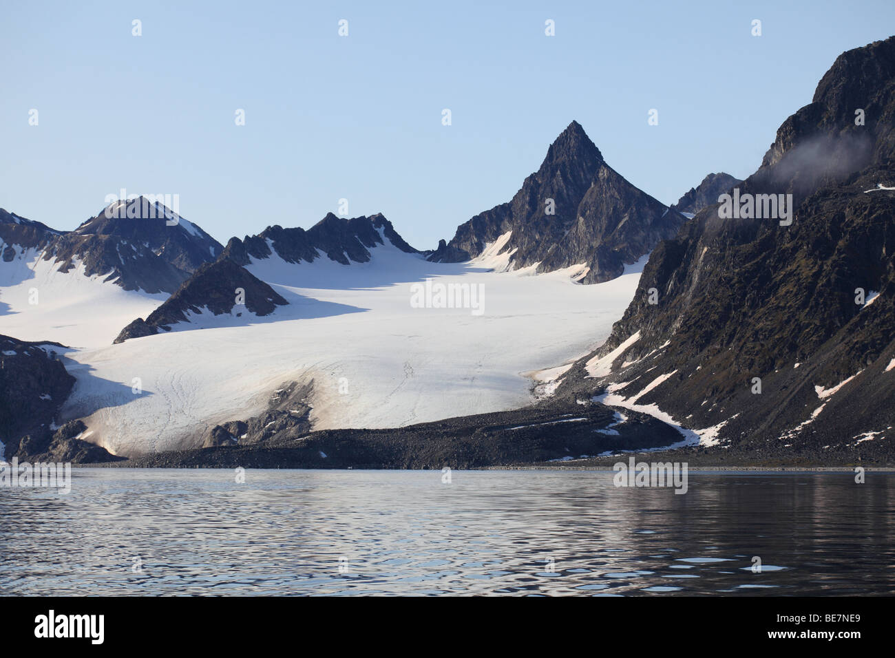 Mountains and Glaciers at Virgohamna, Svalbar Stock Photo - Alamy
