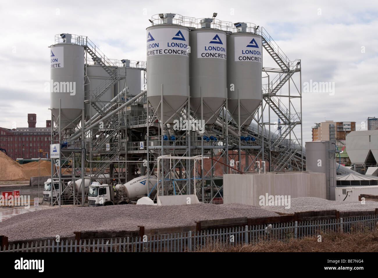 Large concrete works Stock Photo - Alamy