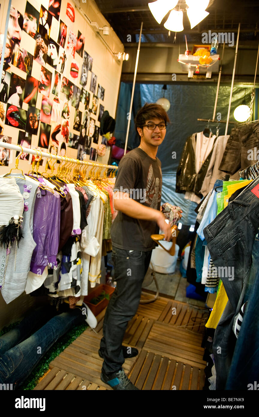 fashion clothe shop, chatuchak weekend market,Bangkok,Thailand Stock ...