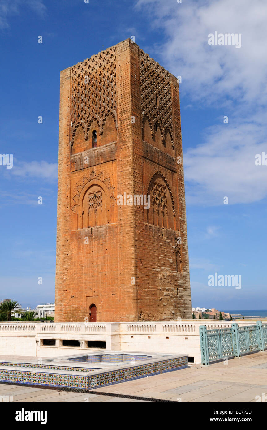 Le Tour Hassan, Hassan Tower, Rabat Morocco Stock Photo - Alamy