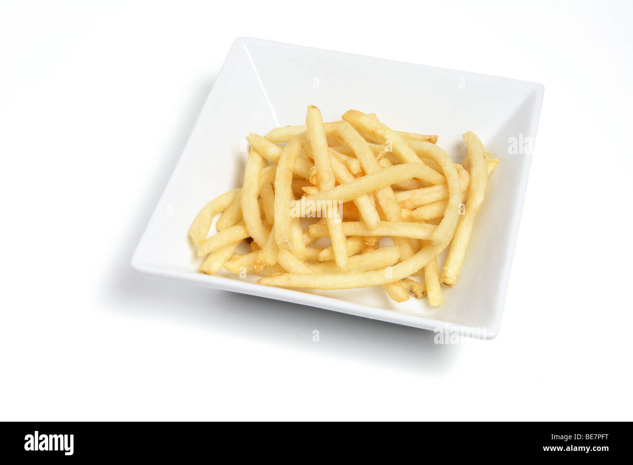 Plate of French Fries Stock Photo - Alamy