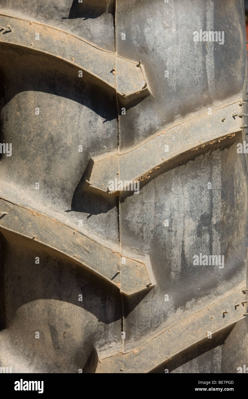 Close up of tractor tire tread Stock Photo - Alamy
