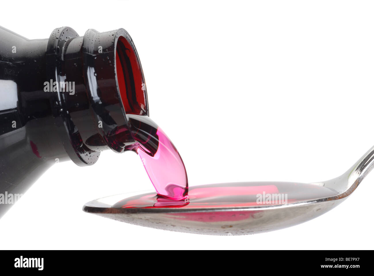 Cough Syrup Pouring Spoon High Resolution Stock Photography and Images ...