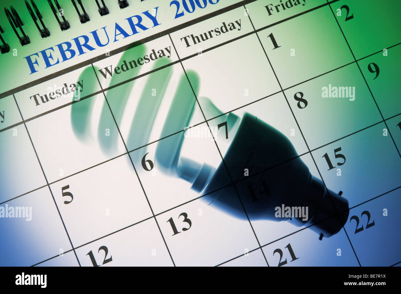 Lighting calendar hi-res stock photography and images - Alamy