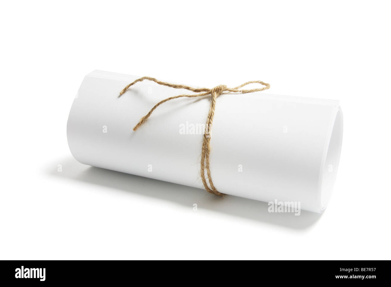 Roll of Papers Stock Photo - Alamy
