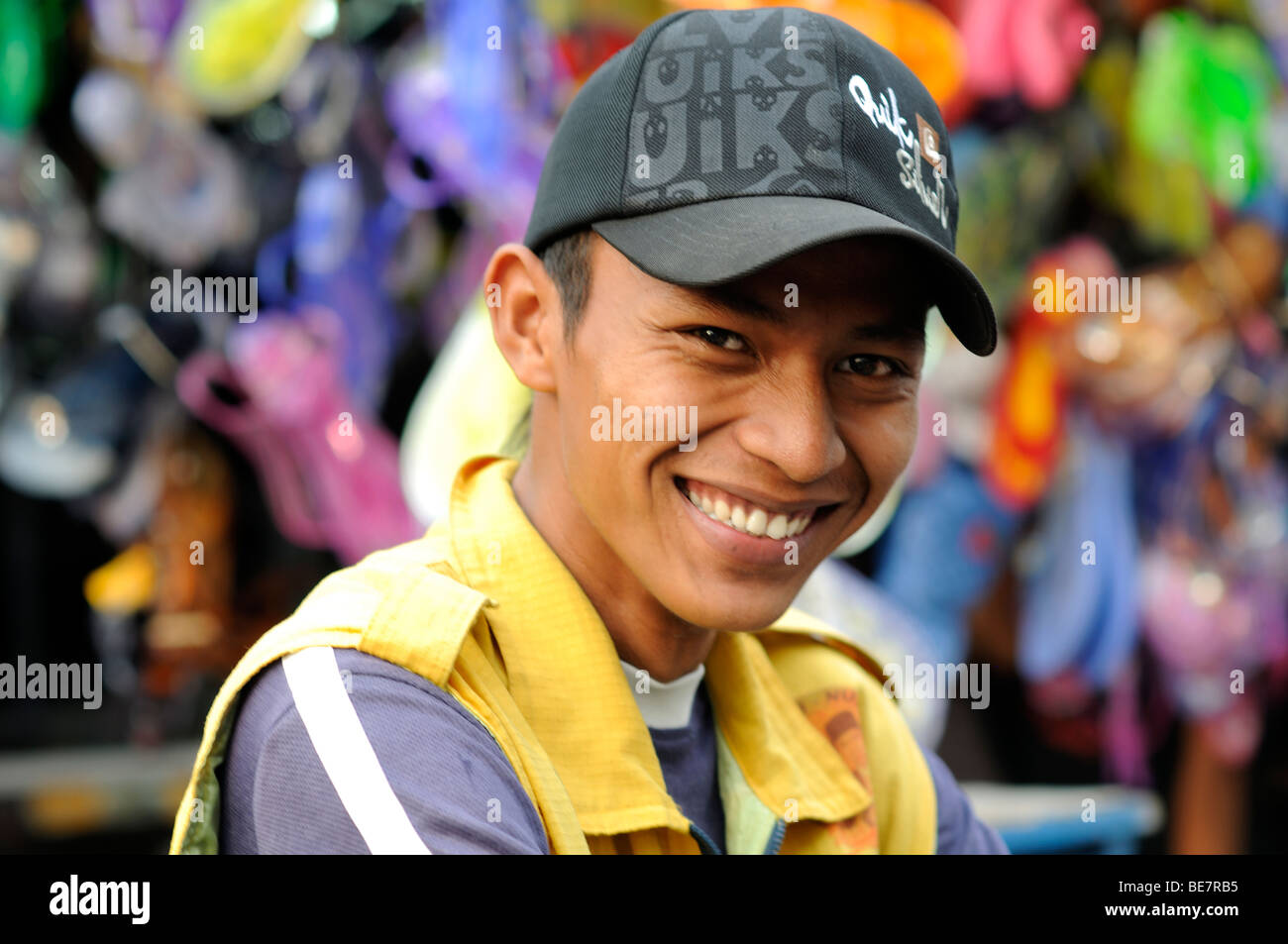 ojak riders street market jambi sumatra indonesia Stock Photo - Alamy