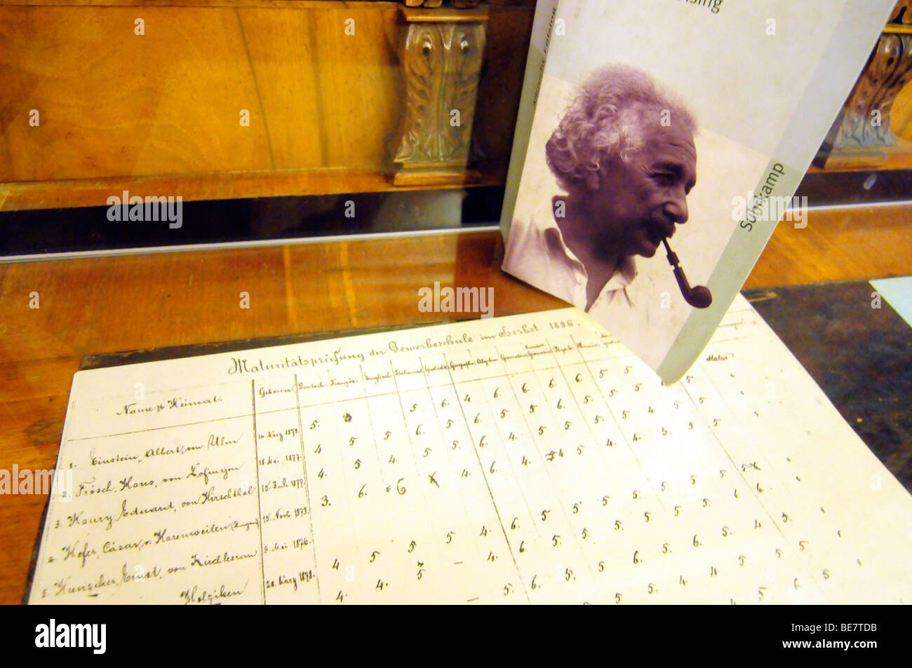 Interior of the Einstein house in Bern, Switzerland, where the famous ...