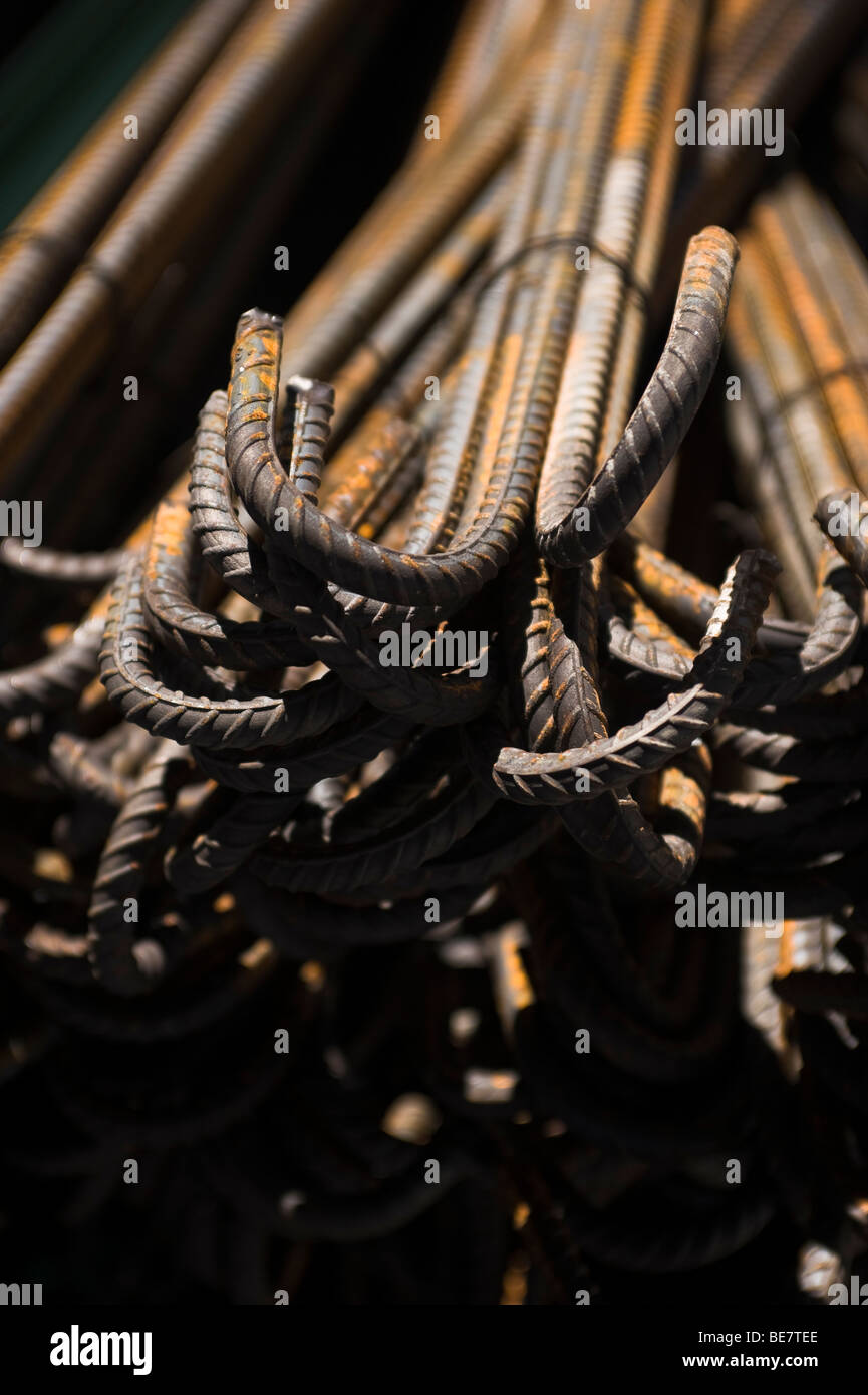 Construction steel rods Stock Photo - Alamy