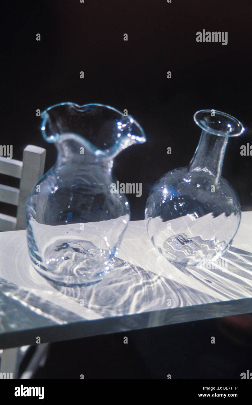 Two glass vases Stock Photo - Alamy