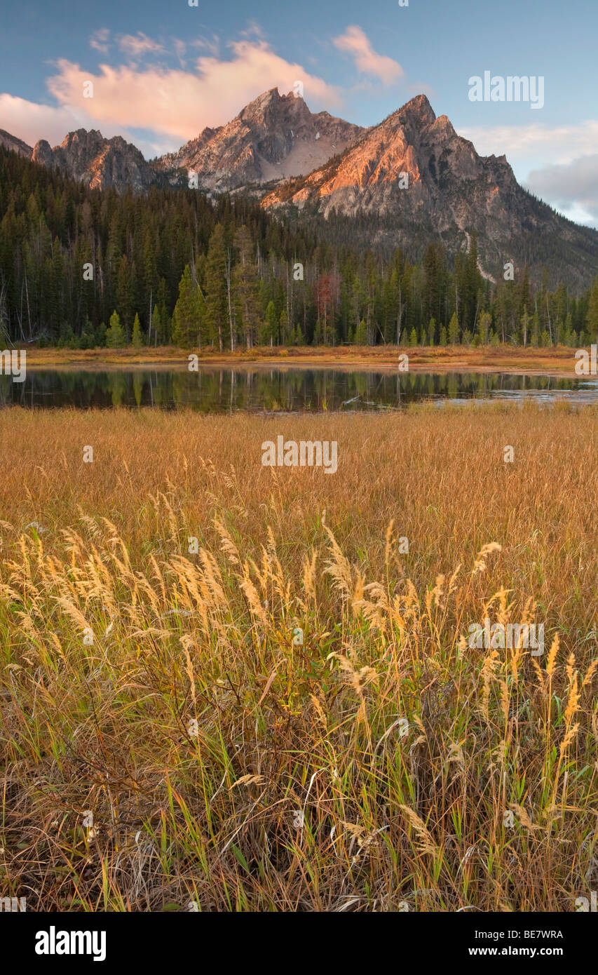 The Sawtooth mountains Stock Photo - Alamy