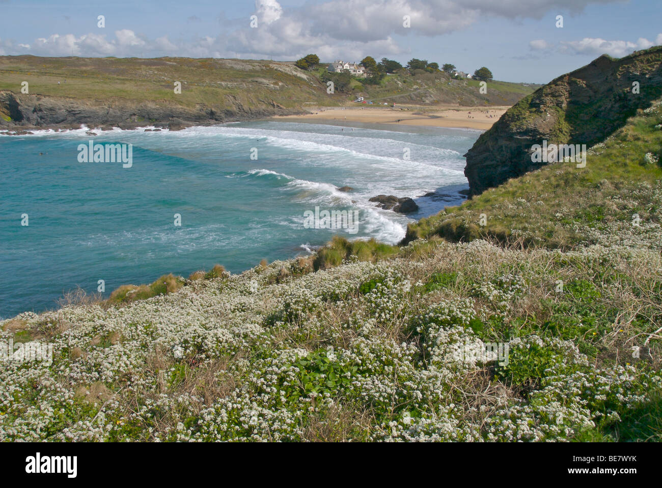 Poldhu cove hi-res stock photography and images - Alamy