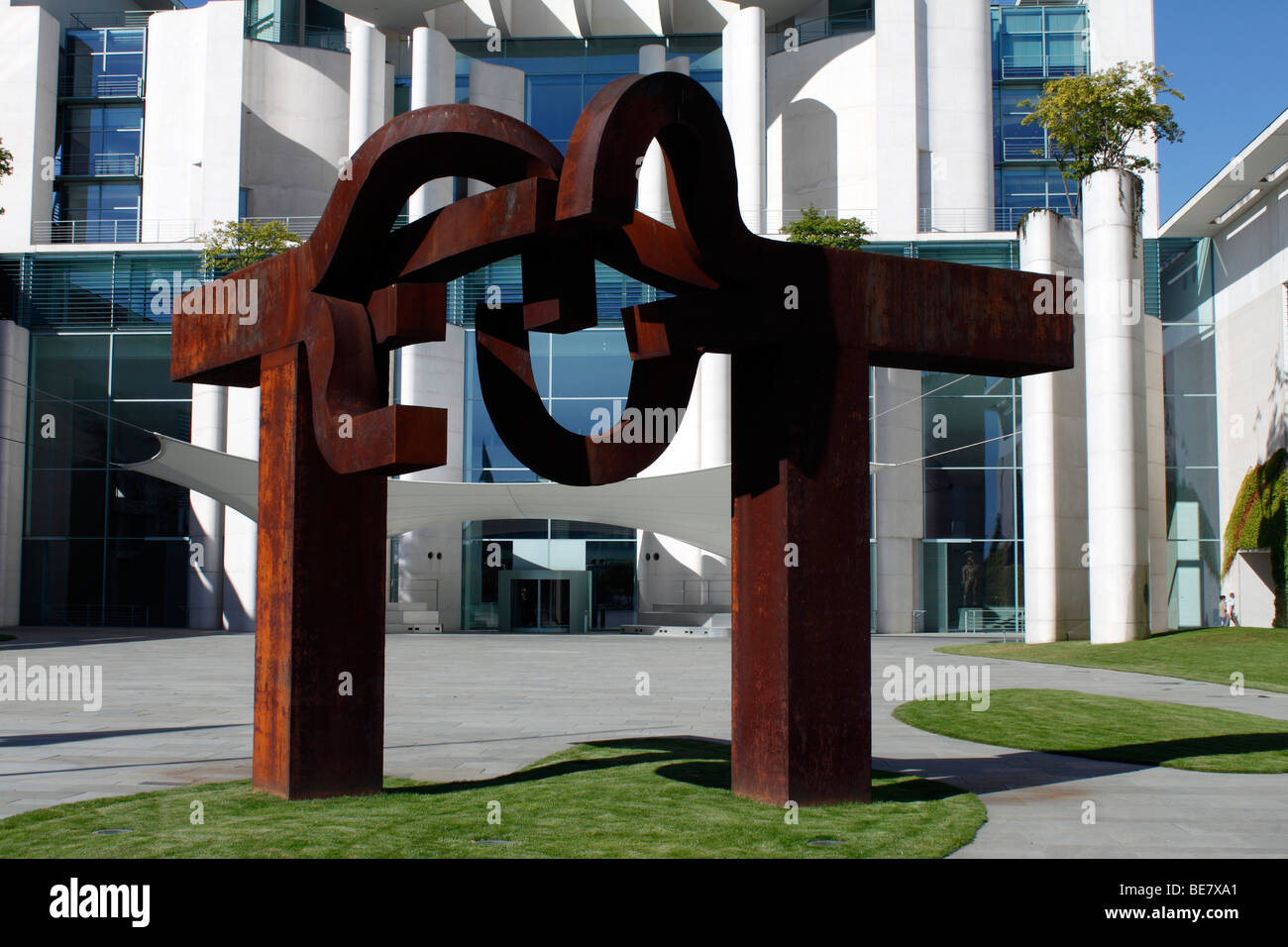 Berlin, the office of the German Federal Chancellor, the ...