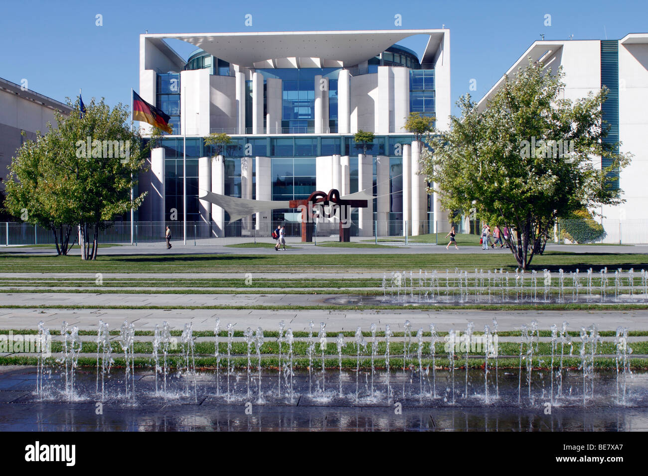 Berlin, the office of the German Federal Chancellor, the ...