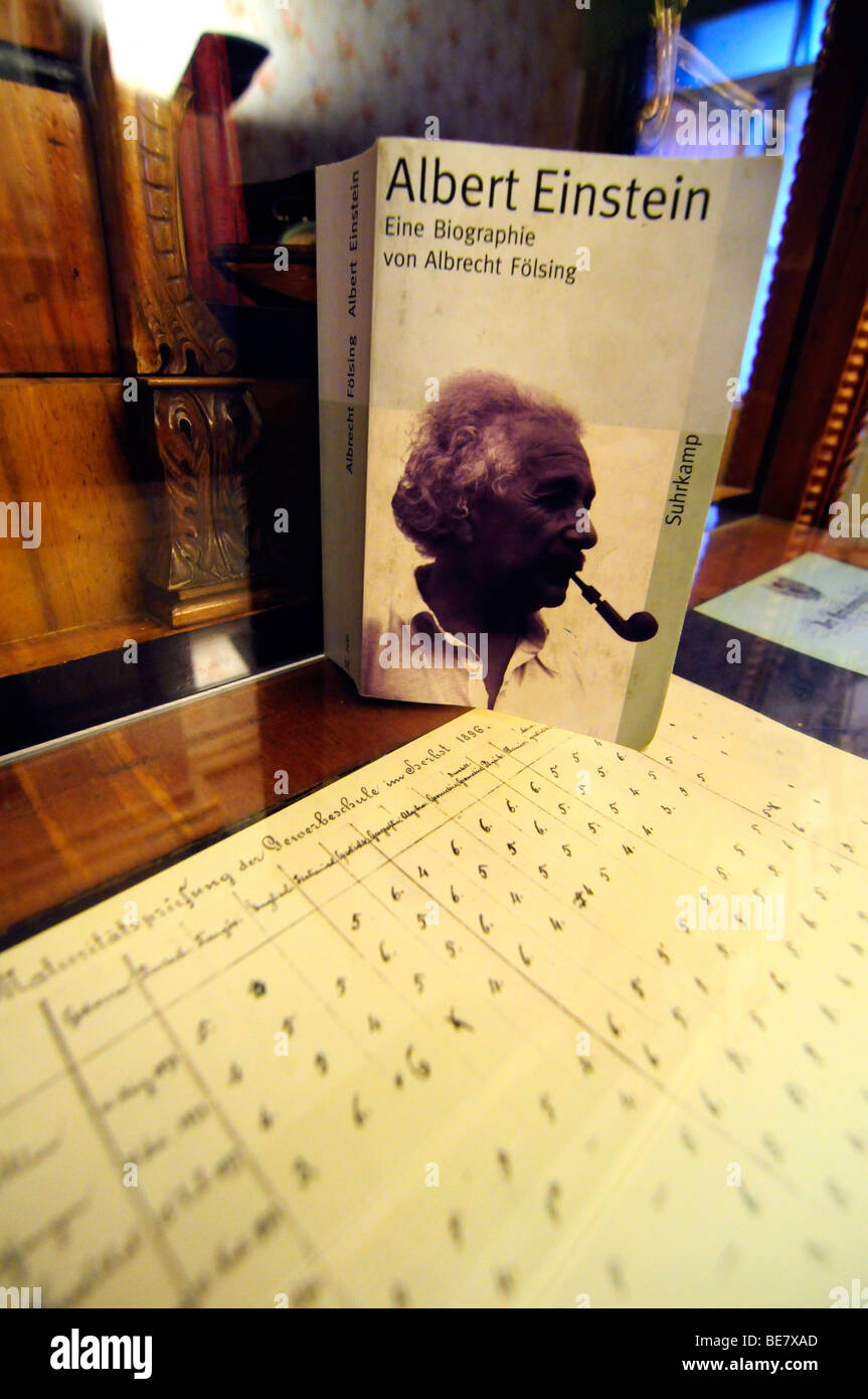 Interior of the Einstein house in Bern, Switzerland, where the famous ...