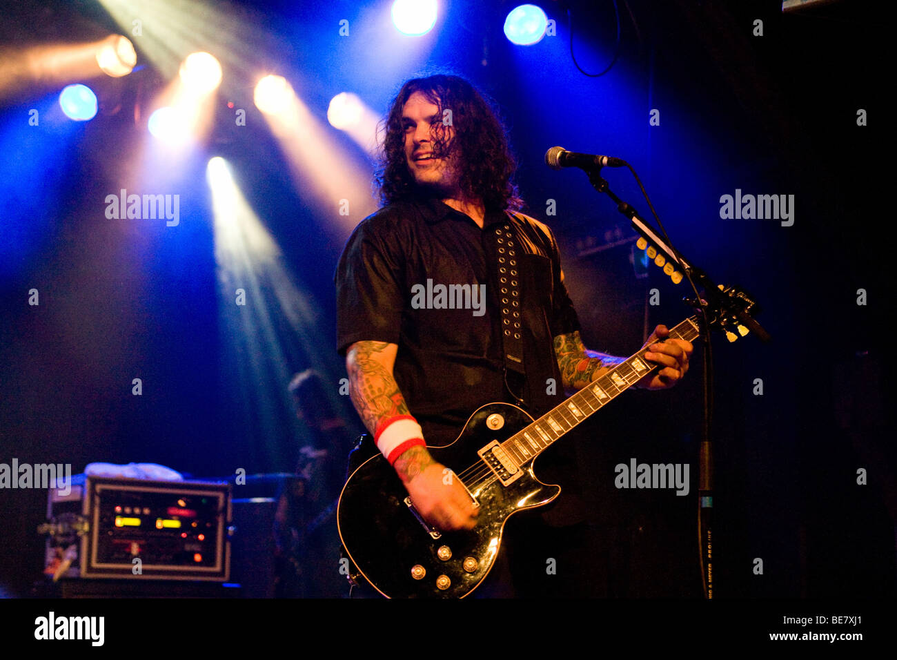 Guitarist Mike Squires of the U.S. band Duff McKagan's Loaded live in ...